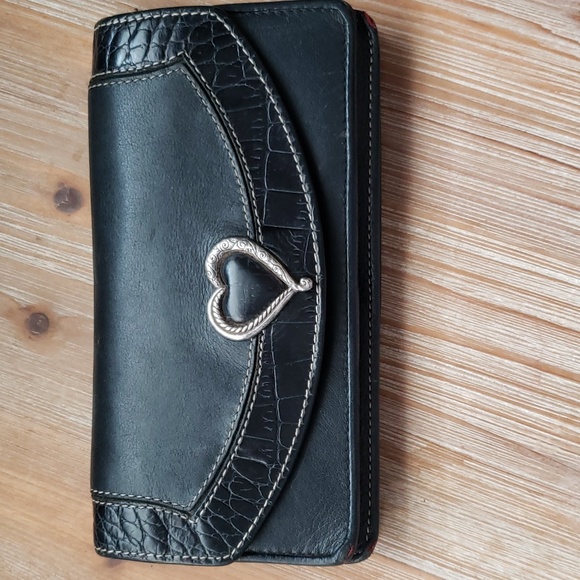 Brighton | Bags | Brighton Black Leather Wallet | Poshmark